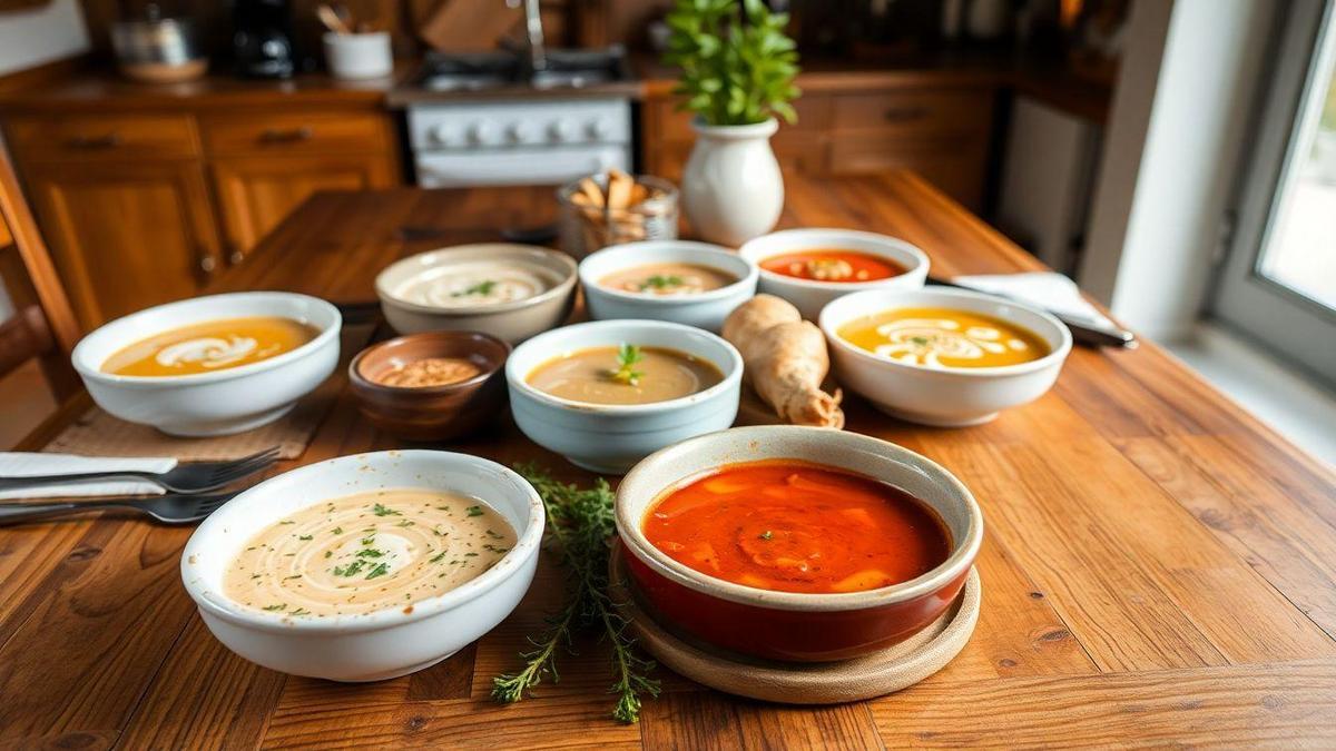 Receitas práticas e fáceis de sopas quentes